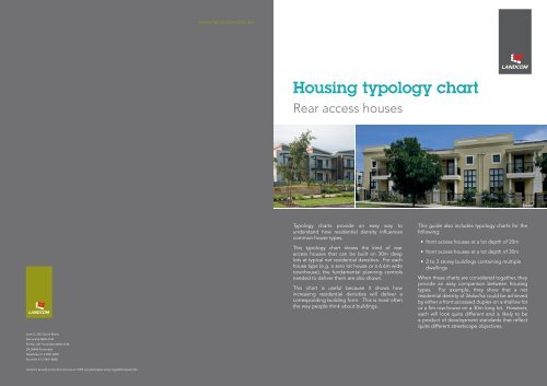 Housing typology chart