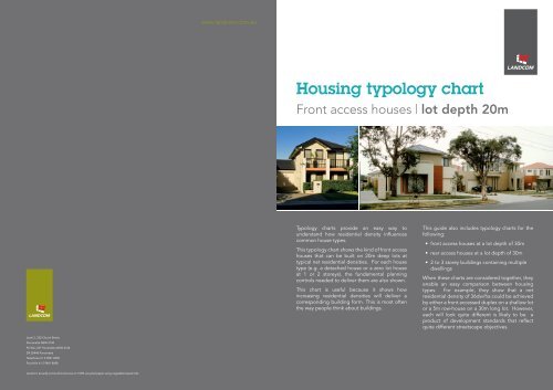 Housing typology chart