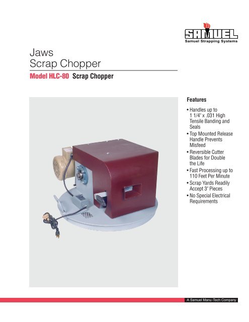 Jaws Scrap Chopper