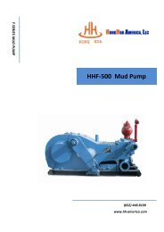 HHF-1600 Mud Pump - HongHua America, LLC