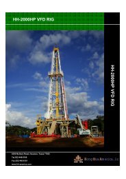 HHF-1600 Mud Pump - HongHua America, LLC