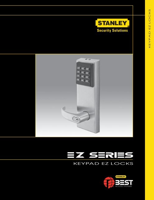 Keypad ez locks - Best Access Systems