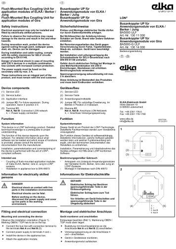e2i / LONWORKS - ELKA-Elektronik GmbH