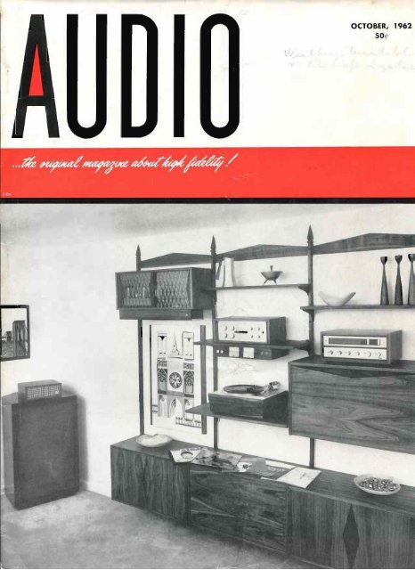 Audio Magazine October 1962 - Vintage Vacuum Audio