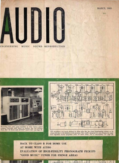 Audio Magazine March 1955 - Vintage Vacuum Audio