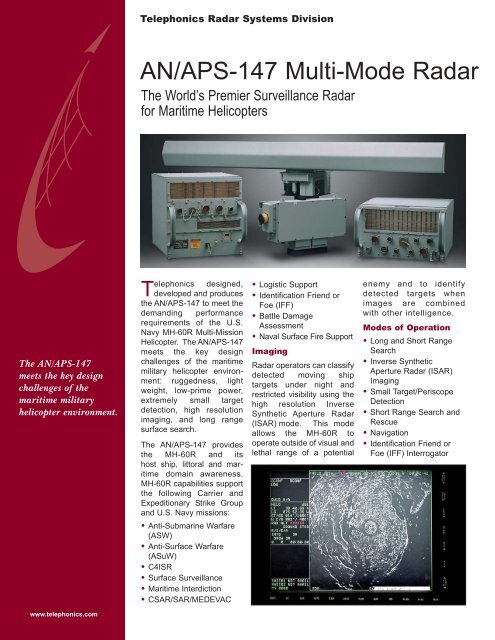 33545A AN-APS-147 Multi-Mode Radar 2-pg Rev A