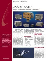 AN/APS-153(V) Multi-Mode Radar - Telephonics Corporation