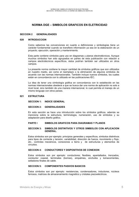 NORMA DGE - SIMBOLOS GRAF