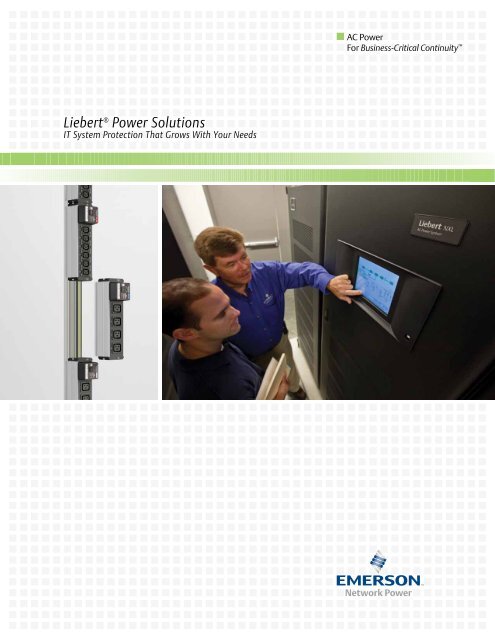 Liebert Power Products Family; Brochure; 50/60Hz (R06
