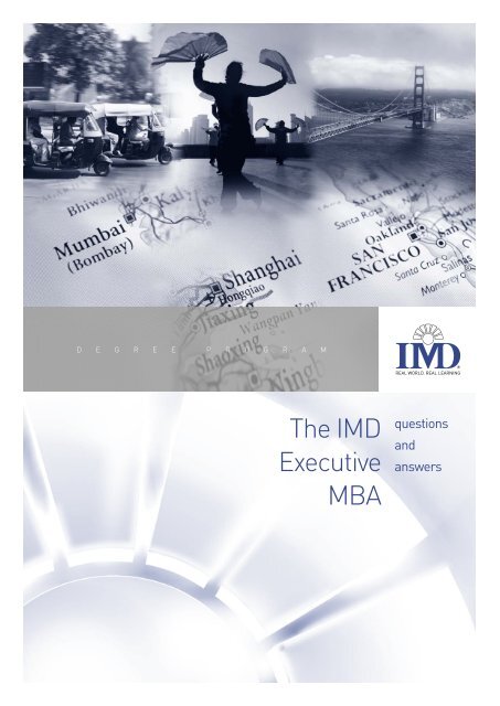 The IMD Executive MBA
