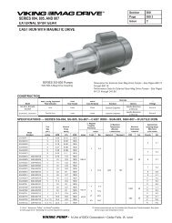 VIKING SPUR GEAR SINGLE PUMPS