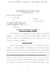 Plaintiff's Brief in Support of a Motion for Summary Judgment