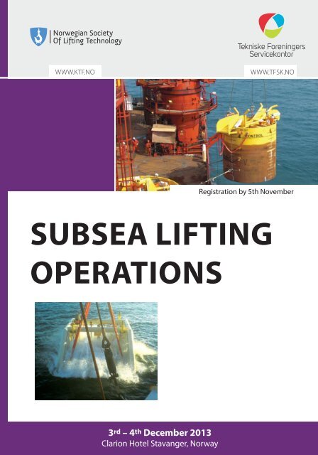 SUBSEA LIFTING OPERATIONS