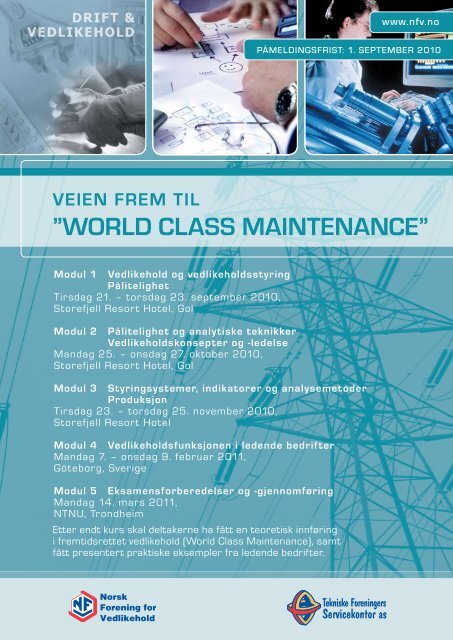 ”World Class Maintenance”