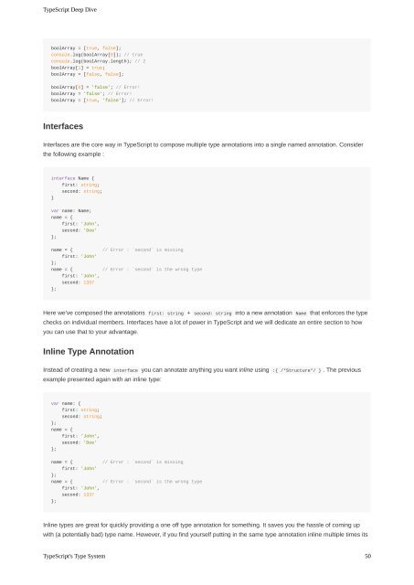 Typescript Deep