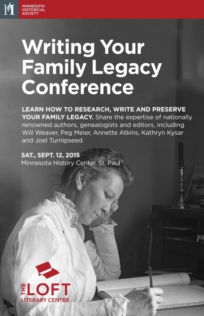 Writing Your Family Legacy Conference