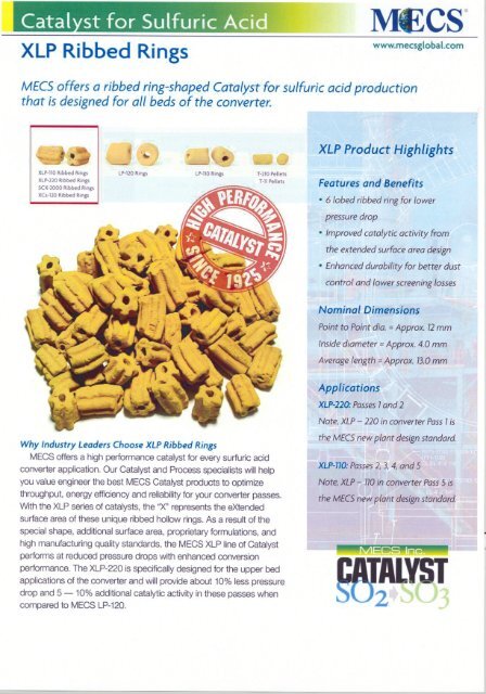 XLP-220/XLP-110 Ripped Rings Catalyst â Brochure - DSD Chemtech