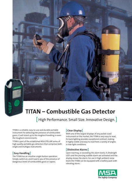 TITAN – Combustible Gas Detector