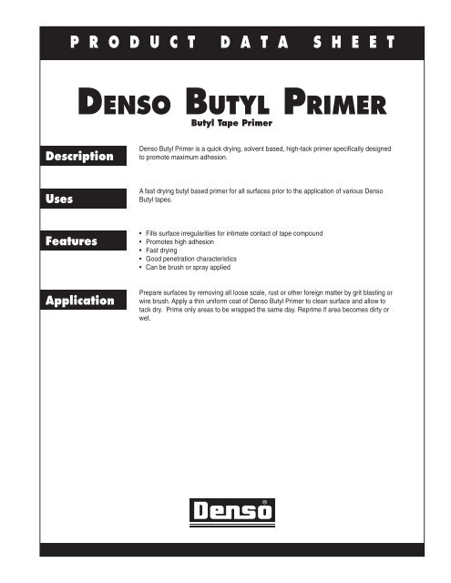 DENSO BUTYL PRIMER