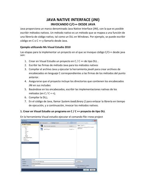 Java Native Interface Jni