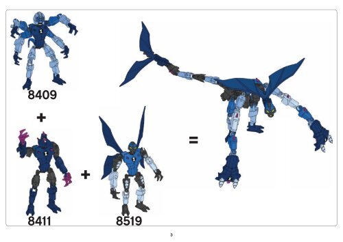 Lego Spidermonkey 8409 - Spidermonkey 8409 8409 + 8411 + 8519 Combi ...