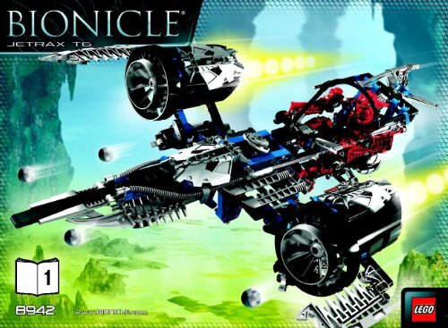 Lego Jetrax T6 8942 - Jetrax T6 8942 Building Instru 8942 1/3 3006 - 4