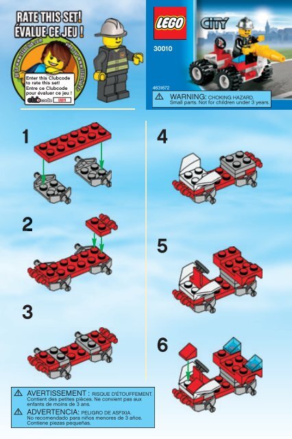 Lego Fire Chief 30010 - Fire Chief 30010 Bi 2001/ 2 - 30010 V. 143 - 3