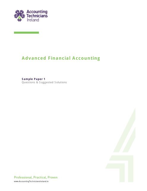 Advanced Financial Accounting