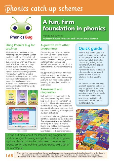 Phonics catch-Up Schemes - ESPO
