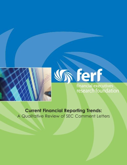 Current Financial Reporting Trends