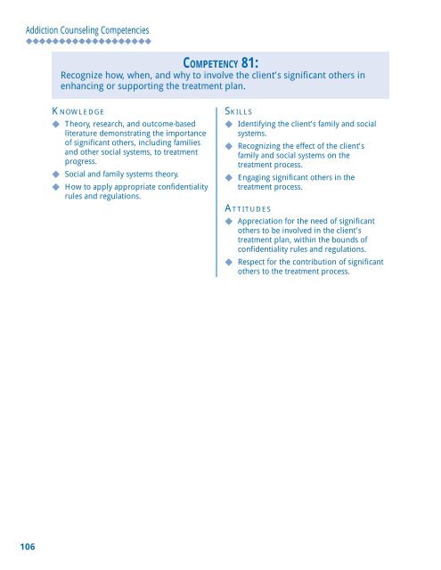 Addiction Counseling Comp