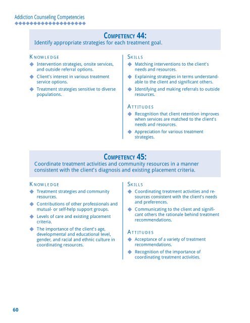 Addiction Counseling Comp