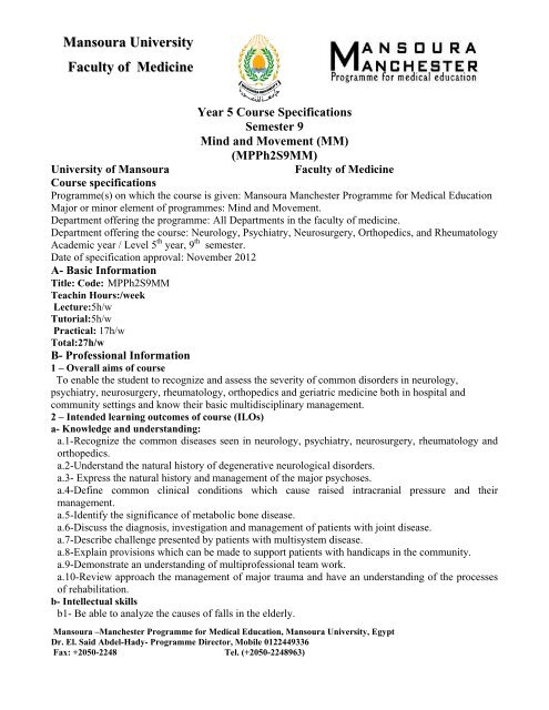 Mansoura University Faculty of Medicine