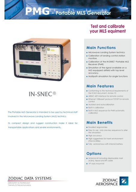 PMG- Portable MLS Generator - Zodiac Data System