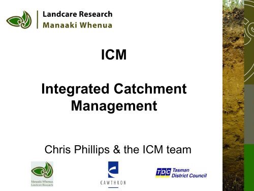 ICM Integrated Catchment Management