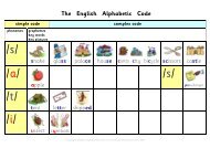 The English Alphabetic Code - Phonics International