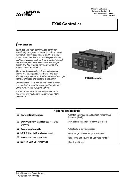 FX05 Controller Introduction - Ib-controls.com
