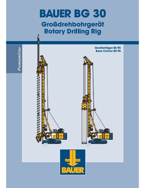 BAUER BG 30 - BAUER-Pileco