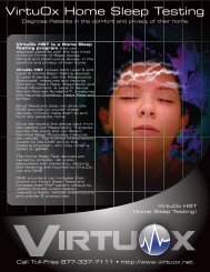 Virtuox Home Sleep Test Flyer 01