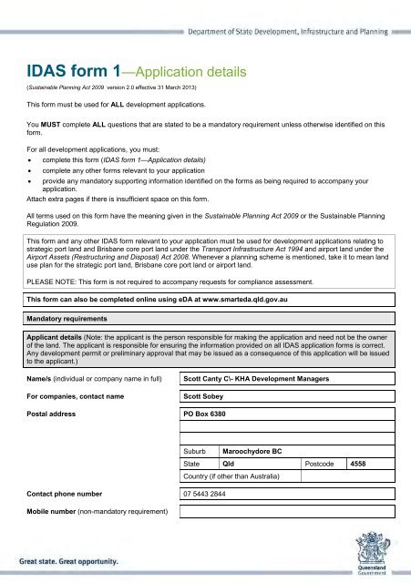 IDAS Form 1 Application idas-form-1-application