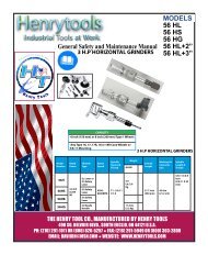 HENRY TOOLS HENRY TOOLS