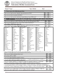 USFK policy for Latent Tuberculosis (TB) Risk Assessment and Testing