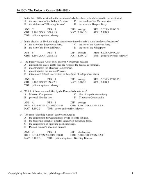 Wilmot Proviso 1846 Document