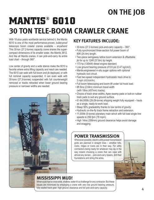 MANTIS ® 6010 30 TON TEL