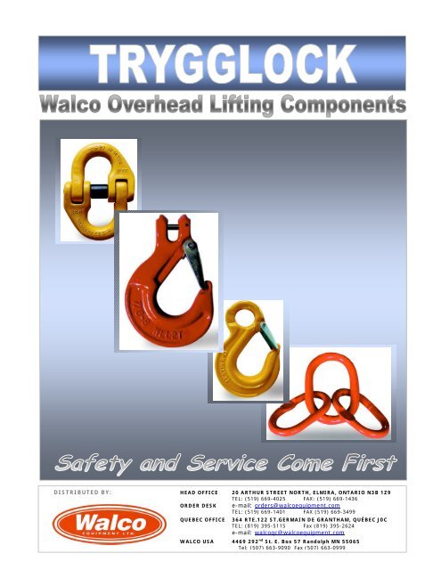 Trygglock - Walco Equipment