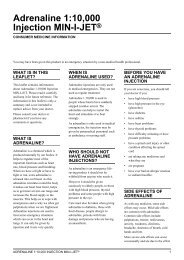 MinijetÂ® Adrenaline 1:10000 1mg/10mL injection syringe - bioCSL