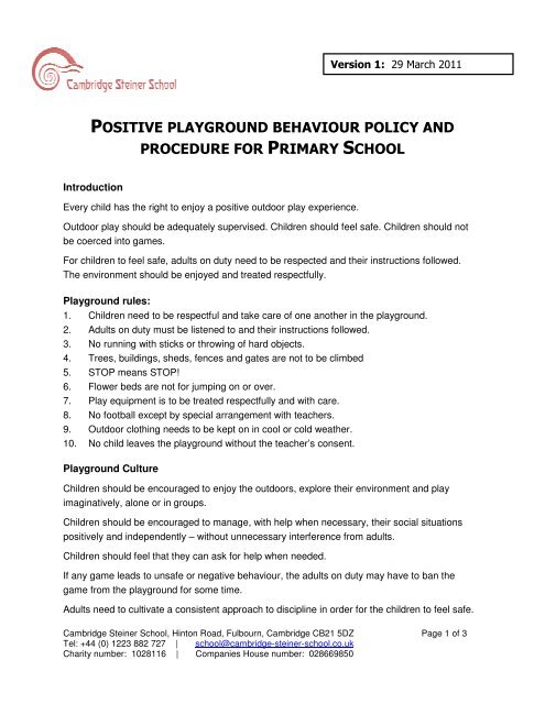 POSITIVE PRIMARY SCHOOL