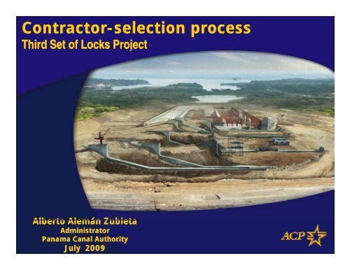 Contractor-selection process Contractor-selection ... - Panama Canal