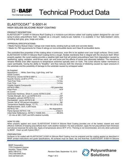 Technical Product Data