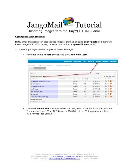 JangoMail Tutorial